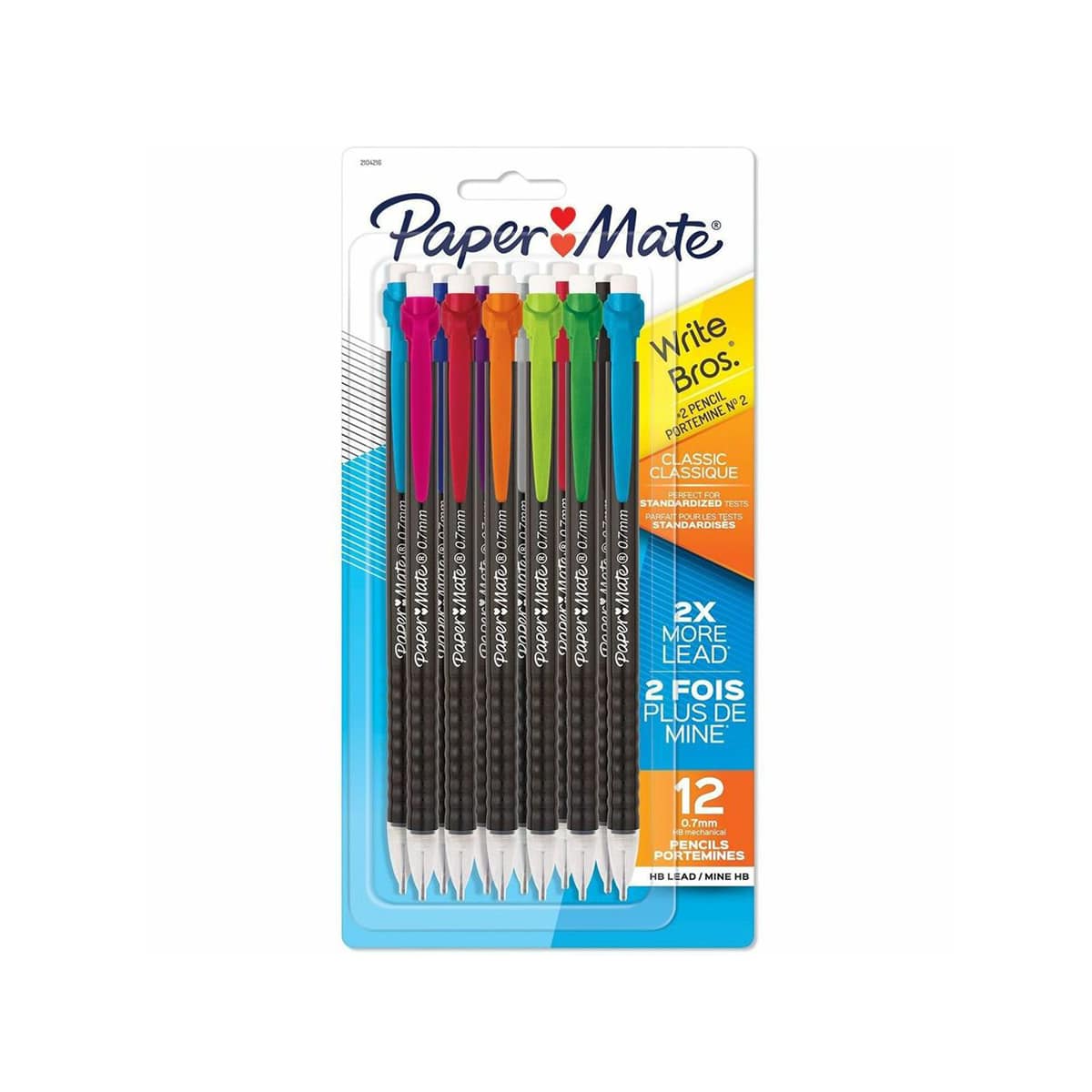 Ensemble de 12 porte-mines Paper Mate Write Bros 0.7 – Copie extra