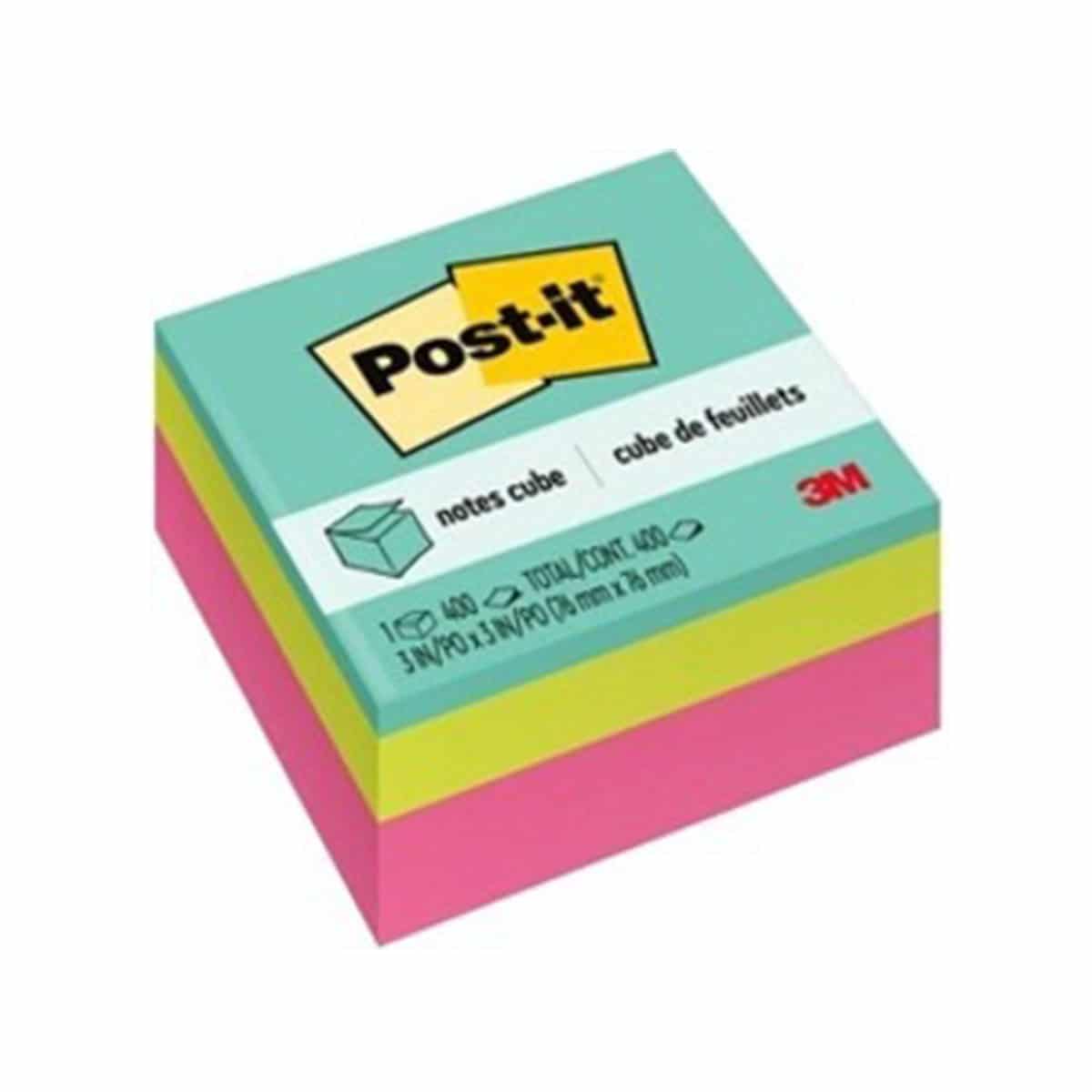 Feuillets autoadhésifs Post-it 2×2 po – Copie extra