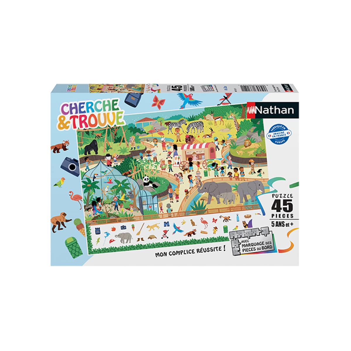 Casse-tete 45 mcx Au Zoo cherche et trouve – Copie extra