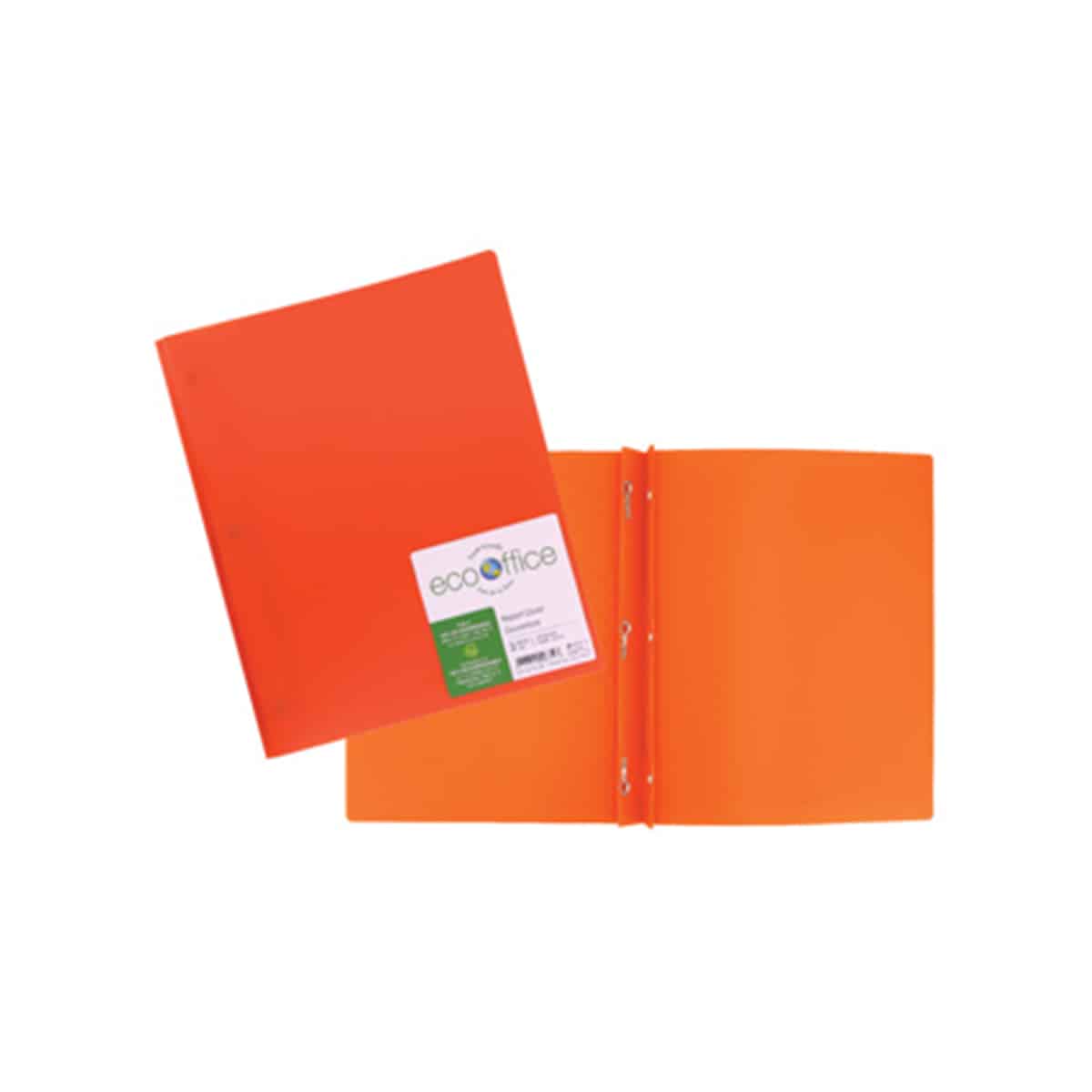 duo-tang en poly 3 attaches EcoOffice – orange – Copie extra