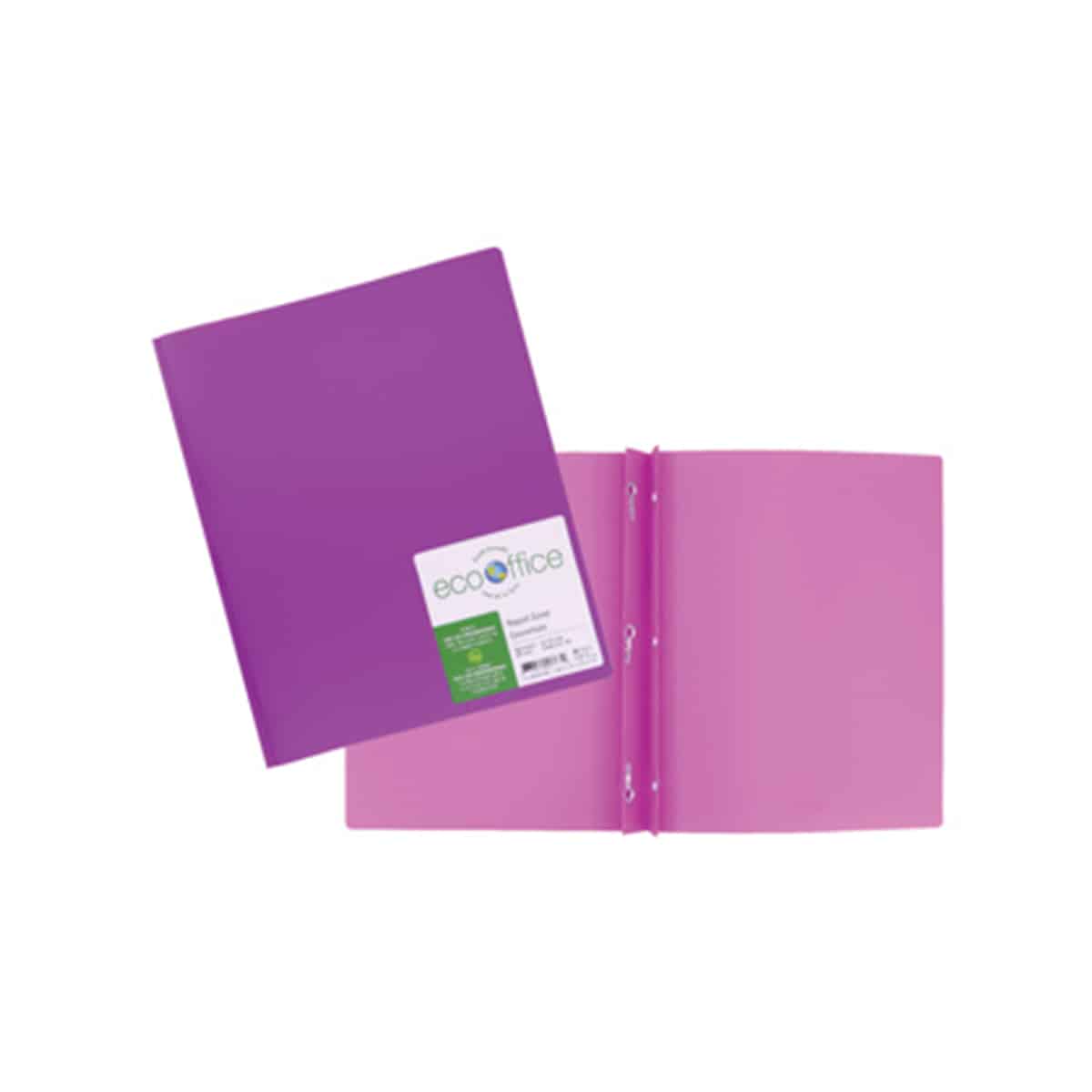 duo-tang en poly 3 attaches EcoOffice – mauve – Copie extra