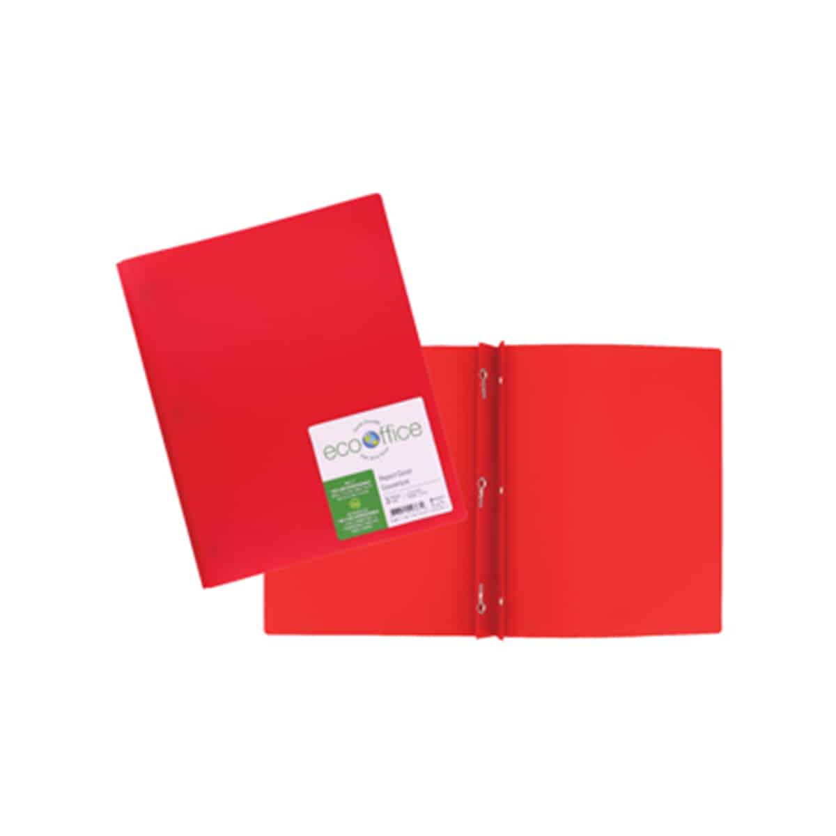 duo-tang en poly 3 attaches EcoOffice – rouge – Copie extra
