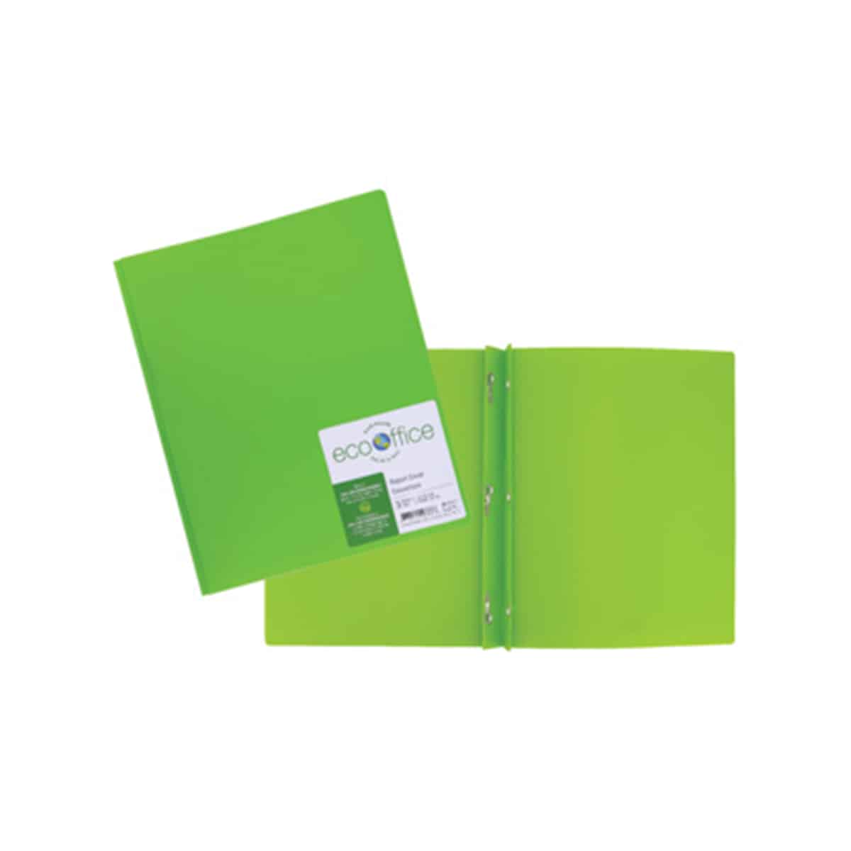 duo-tang en poly 3 attaches EcoOffice – vert – Copie extra