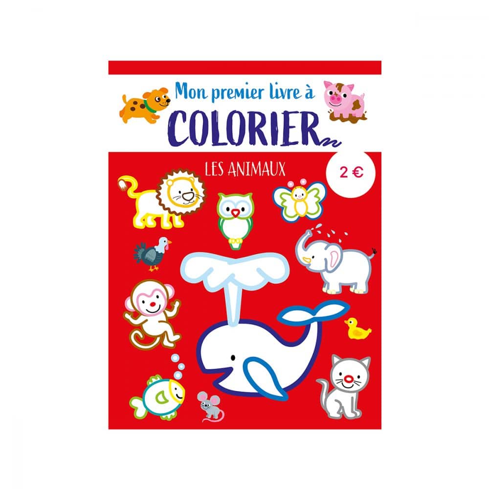 Les animaux Mon premier livre à colorier – Copie extra