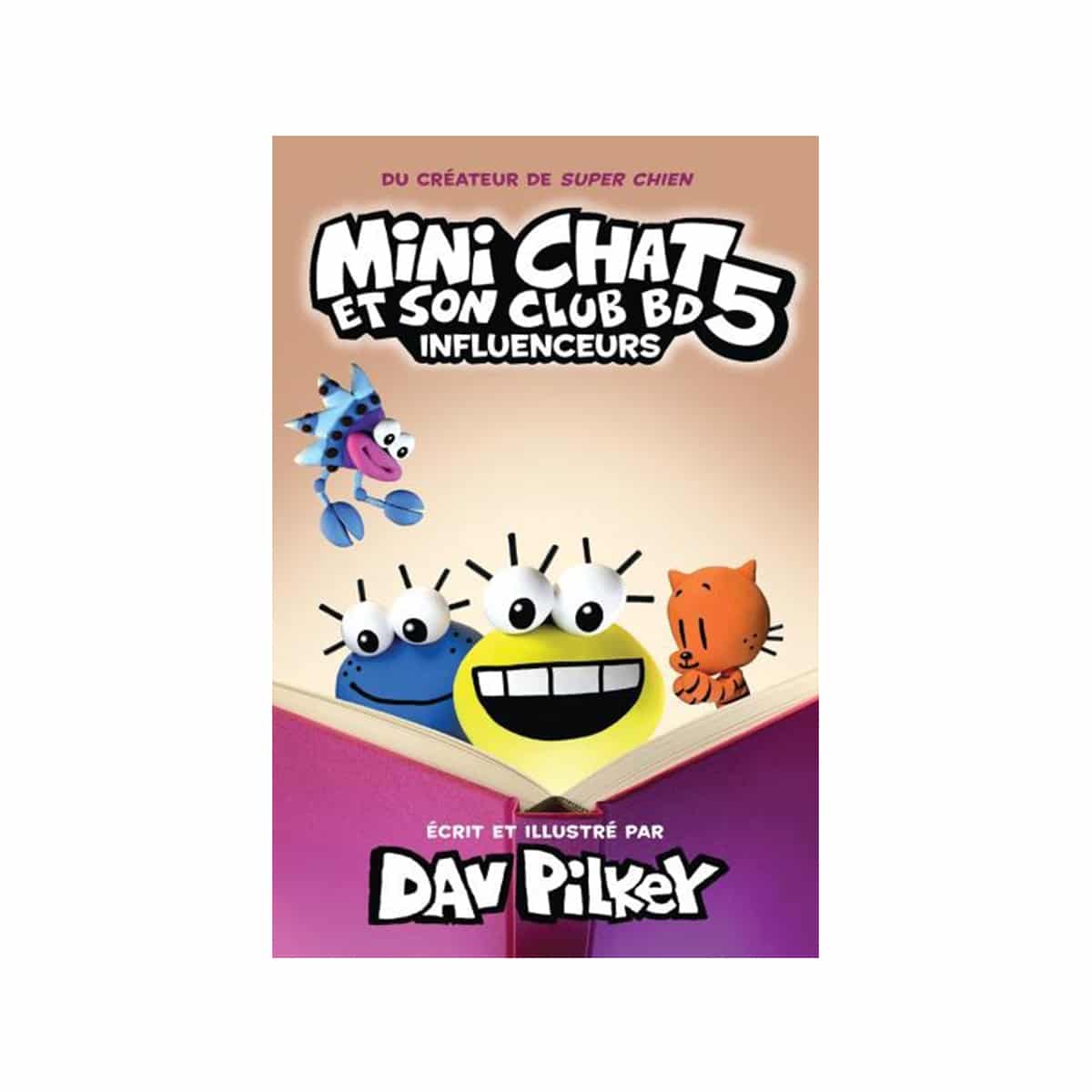 Mini chat et son club BD T.05 Influenceurs – Copie extra