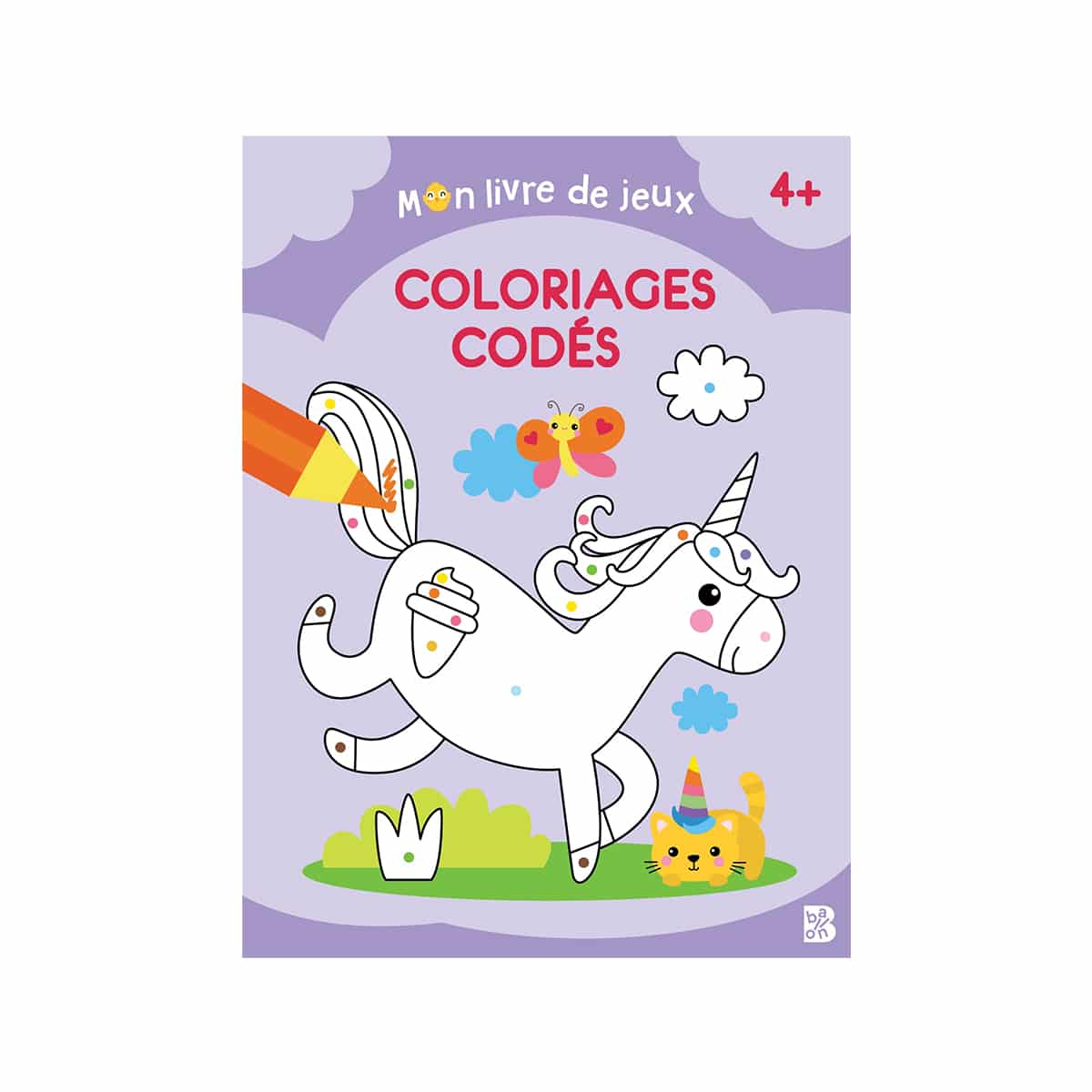 Coloriage codés 4+ Mon livre de jeux – Copie extra