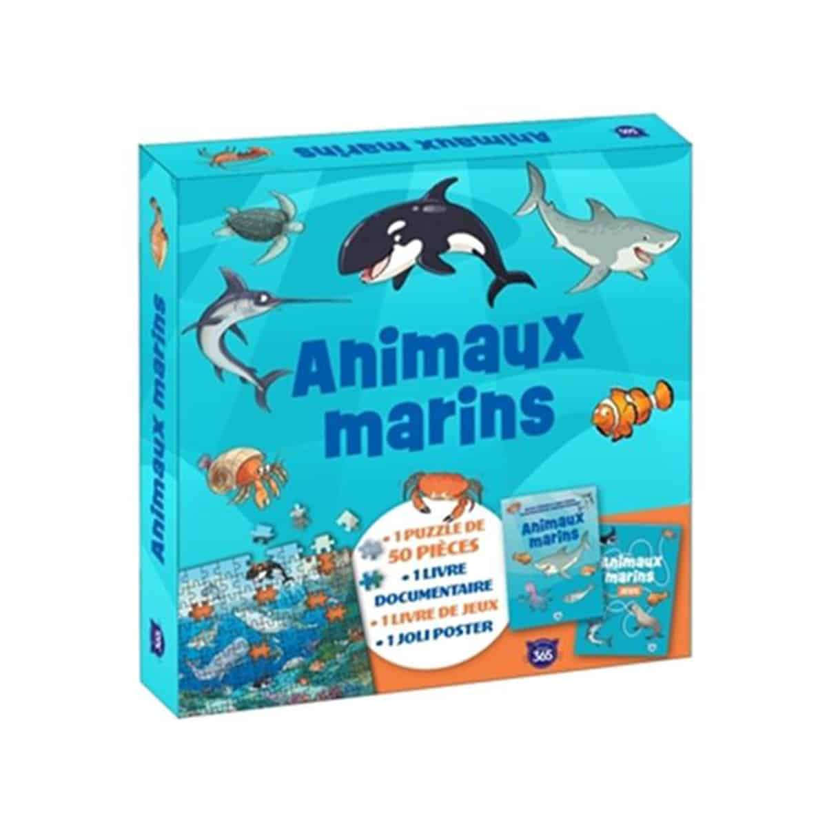 Animaux marins Livre et casse-tête – Copie extra