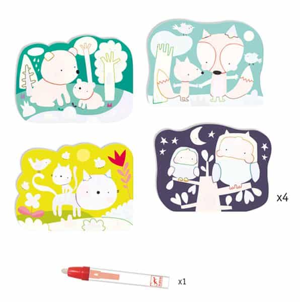 Coloriages magiques Caché dans le bois – Copie extra