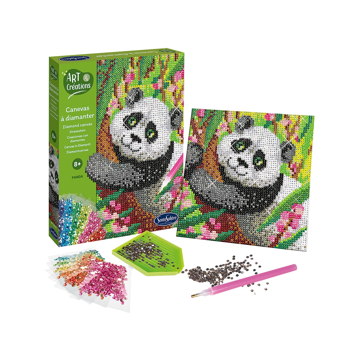 Canevas à diamanter – Panda – Copie extra
