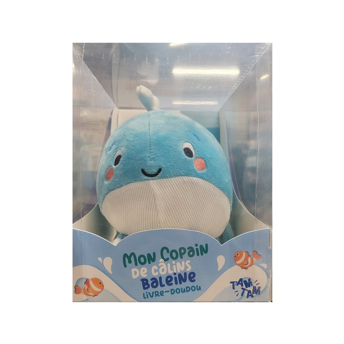 Mon copain de câlins Livre-doudou Baleine – Copie extra