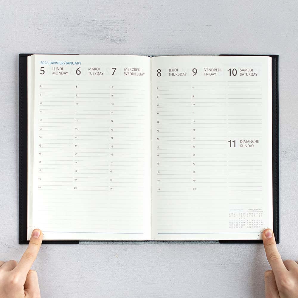Agenda académique W.Maxwell 2025-2026 Gama Noir – Copie extra